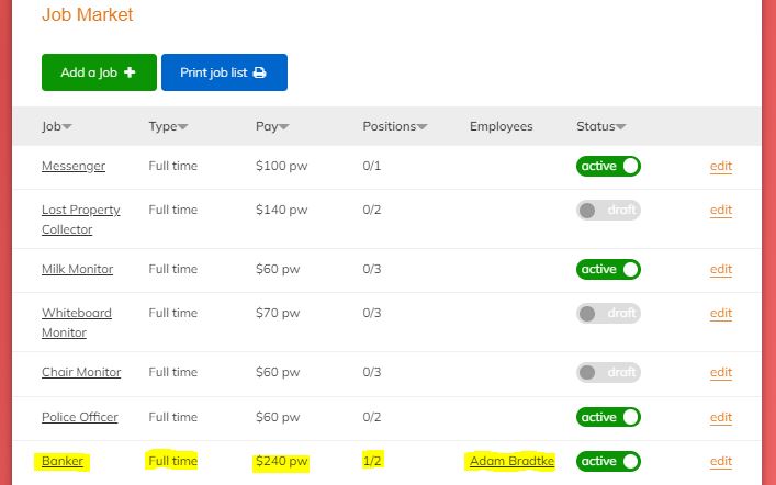 Assigning students to jobs | Banqer